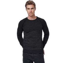 Strickpullover Rusty Neal "Rusty Neal Knitwear", Damen, Gr. XXL, schwarz, 50% Polyacryl, 50% Baumwolle, mehrfarbig, meliert, normal, Rundhals, Pullover Strickpullover, im sportiven Stil