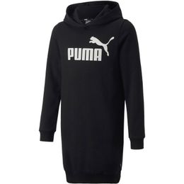 Puma Essentials Langarmkleid Mädchen - schwarz - Gr. 128 - Baumwolle/Polyester