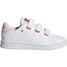 Adidas Advantage Cf C Sneaker Mädchen - weiß - Gr. 35 - Synthetik