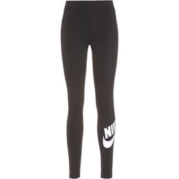 Nike Nsw Essential Leggings Damen - schwarz - Gr. XS - Baumwolle/Polyester/Elastan