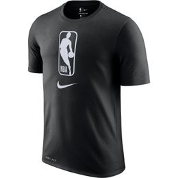 Nike Nba T-Shirt Herren - schwarz - Gr. M - Baumwolle/Polyester