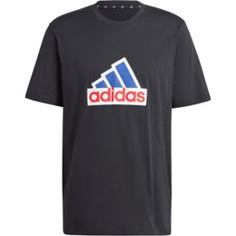 Adidas Future Icons Bos T-Shirt Herren - schwarz - Gr. S - Baumwolle