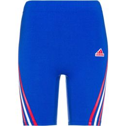 Adidas Future Icons 3s Leggings Damen - blau - Gr. L - Baumwolle/Elastan
