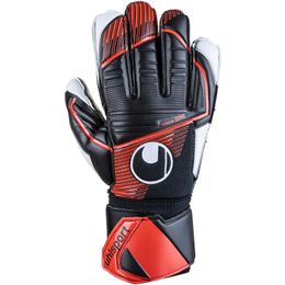 Uhlsport Powerline Supersoft Torwarthandschuhe - schwarz - Gr. 10 - Gummi/Polyester/Polyamid