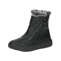 Stiefelette Caprice "Caprice Stiefelette Leder/Textil", Damen, Gr. 38, schwarz, Leder, Textil, Schuhe Stiefelette