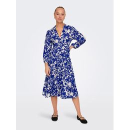 Only Kleid in Weiß/ Blau - 30% | Größe S | Damen-kleider