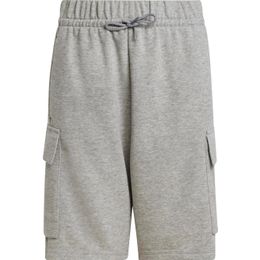 Adidas Sl Sweatshorts Jungen - grau - Gr. 128 - Baumwolle/Polyester