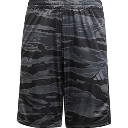 Adidas Train Essentials Camo Funktionsshorts Jungen - schwarz - Gr. 152 - Polyester