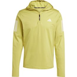 Adidas Own The Run Funktionsshirt Herren - gr&uuml;n - Gr. L - Polyester/Elastan