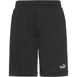 Puma Essentail Logo Sweatshorts Herren - schwarz - Gr. M - Baumwolle/Polyester