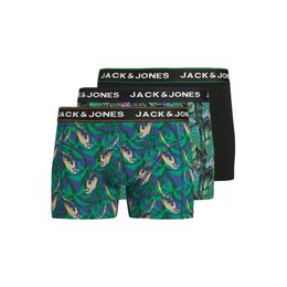 Jack & Jones Jack & Jones Boxer shorts 'JACTROPICAL BIRD' male Blue, Black size M