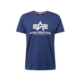 Alpha Industries T-Shirt Herren Gr&ouml;&szlig;e XS navy / wei&szlig;