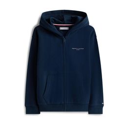 Tommy Hilfiger Sweatjacke Jungen Gr&ouml;&szlig;e 152 navy / rot / wei&szlig;
