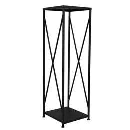 toom Kaminholzregal schwarz 34 x 110 x 34 cm