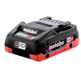 Metabo LiHD-Akku 18 V 4,0 Ah langlebige Akkus, Air Cooled, lange Lagerf&auml;higkeit, Schwarz/Rot