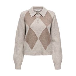 Jacqueline de Yong JDY Pullover'JDYMARA' Damen Gr&ouml;&szlig;e L grau / taupe
