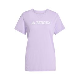 adidas terrex Funktionsshirt Damen Gr&ouml;&szlig;e M flieder / wei&szlig;