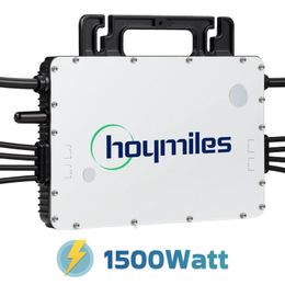 Hoymiles Mikro-Wechselrichter 1500 W HM-1500 f&uuml;r Balkonkraftwerk & PV-Anlagen, IP67 wetterfest, 2 MPPT, Micro Inverter Plug & Play Installation