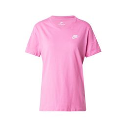 Nike Sportswear T-Shirt 'Club Essential' Damen Größe S hellpink / weiß