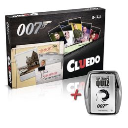 Winning Moves James Bond Cluedo & Top Trumps Quiz Bundle &ndash; deutschsprachiges 007 Spielset