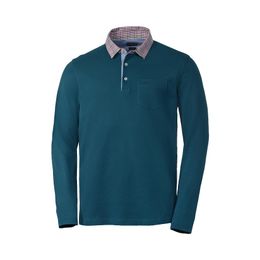 Franco Bettoni Herren Poloshirt mit Hemdkragen langarm