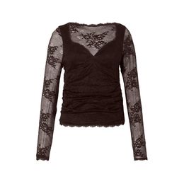 Abercrombie & Fitch Abercrombie & Fitch Bluse 'ZOE' Damen Gr&ouml;&szlig;e S dunkelbraun