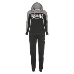 Lonsdale Jogginganzug Damen Gr&ouml;&szlig;e S grau / schwarz / wei&szlig;