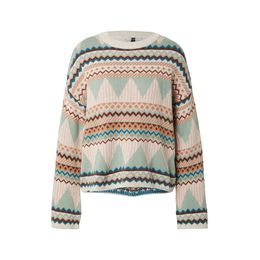 Trendyol Pullover Damen Gr&ouml;&szlig;e XS hellbeige / mint / rosa / rostrot