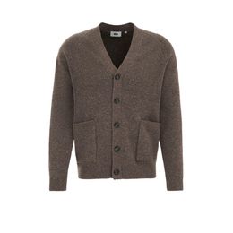 WE Fashion Strickjacke Herren Gr&ouml;&szlig;e M taupe