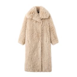 Mango Mantel 'Yeti' Damen Gr&ouml;&szlig;e XS/S beige Wintermantel