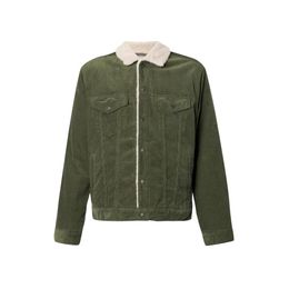 GAP Jacke 'Sherpa' Herren Gr&ouml;&szlig;e S creme / oliv