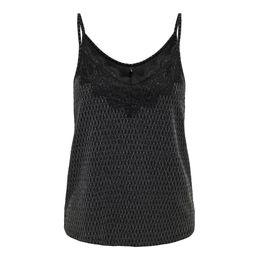 Only Top 'ONLNEW CAROL' Damen Gr&ouml;&szlig;e XL schwarz / silber