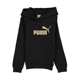 Puma Hoodie "ESS+ Glitter" in Schwarz - 58% | Größe 110 | Kinder-sweatshirts-jacken