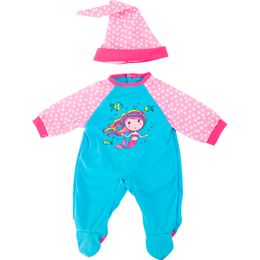 Puppenkleidung BAYER "Strampler 38 cm", blau (blau, rosa), Puppenkleidung, Jungen