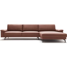 Ecksofa "CR.450 elegantes Designsofa mit hohem Sitzkomfort", braun (signalbraun), B:294cm H:95cm T:178cm, CREATION BY ROLF BENZ, Sofas, Ecksofa