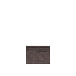 Kartenetui Calvin Klein "COATED EW CARD CASE", Herren, mulch, Polyester, Basic, Kleinlederwaren, Kreditkartenetui mit Logoschriftzug
