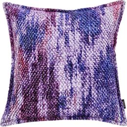 Dekokissen done. "Glam Colour", lila (lila, blau, beery, meliert), B:65cm L:65cm, Polyester, Dekokissen_Sitzkissen_Kissenh&uuml;llen, Rei&szlig;verschluss, Ohne F&uuml;llung, meliert