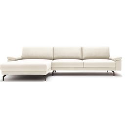 Ecksofa "CR.450 elegantes Designsofa mit hohem Sitzkomfort", wei&szlig; (perlwei&szlig;), B:274cm H:95cm T:178cm, CREATION BY ROLF BENZ, Sofas, Ecksofa