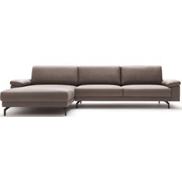 Ecksofa "CR.450 elegantes Designsofa mit hohem Sitzkomfort", grau (beigegrau), B:294cm H:95cm T:178cm, CREATION BY ROLF BENZ, Sofas, Ecksofa