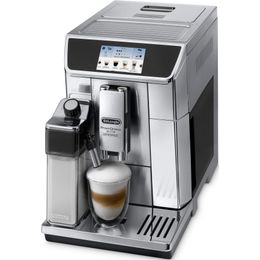 De'Longhi DE'LONGHI Kaffeevollautomat "PrimaDonna Elite Experience ECAM656.85.MS - 18 Rezepte, heiß & kalt", silber (edelstahlfarben), B:26cm H:37,5cm T:46,5cm, Kaffeevollautomaten, heiße Trinkschokolade, eisgekühlter Kaffee, kalter Milchschaum & mehr, Topseller