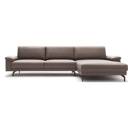 Ecksofa "CR.450 elegantes Designsofa mit hohem Sitzkomfort", grau (beigegrau), B:274cm H:95cm T:178cm, CREATION BY ROLF BENZ, Sofas, Ecksofa