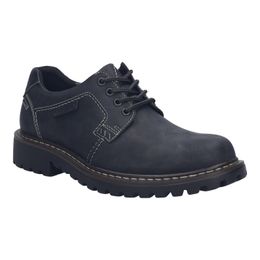 Schnürschuh Josef Seibel "Chance 68", Herren, Gr. 46, schwarz, Leder, Schuhe, Trachtenschuh, Halbschuh, Komfortschuh mit TEX