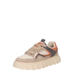 Apple of Eden Sneaker 'LIMA 14' Damen Größe 41 beige / hellbeige / dunkelgrau / orange