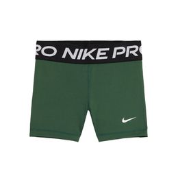 Nike Sportshorts 'Pro' M&auml;dchen Gr&ouml;&szlig;e 158/170 gr&uuml;n / schwarz / wei&szlig;