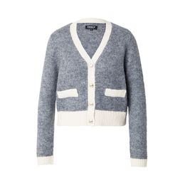 ONLY Knit Cardigan 'ONLMaggie' female size XS Dark grey / Wool white