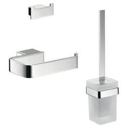 Emco loft WC-Set, Papierhalter ohne Deckel, chrom, 059800102
