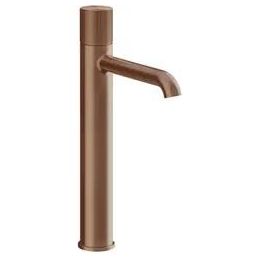 Gessi Habito Waschtisch-Einhebelmischer, hohe Version, ohne Ablaufgarnitur, Ausladung 164mm, RIGATO, 70504708, Farbe: Kupfer geb&uuml;rstet PVD