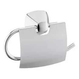 KEUCO CITY.2 Toilettenpapierhalter mit Deckel, verchromt, schwenkbar, 02760010000
