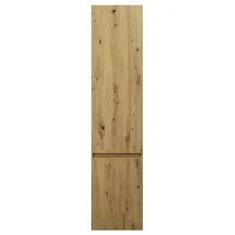 Burgbad Lin20 Hochschrank wandh&auml;ngend mit 2 T&uuml;ren, T&uuml;ranschlag rechts, 400x245x1760mm, HSPD040RF5353, Farbe: Eiche Dekor Urban