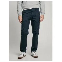 Pepe Jeans f&uuml;r Herren. PM211873 Marineblaue Chino-Hose aus Baumwollpopeline (33), L&auml;ssig, Baumwolle, Nachhaltig